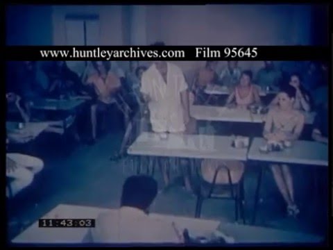 Workers' Meeting In A Kibbutz Israel, 1950s - Film 95645