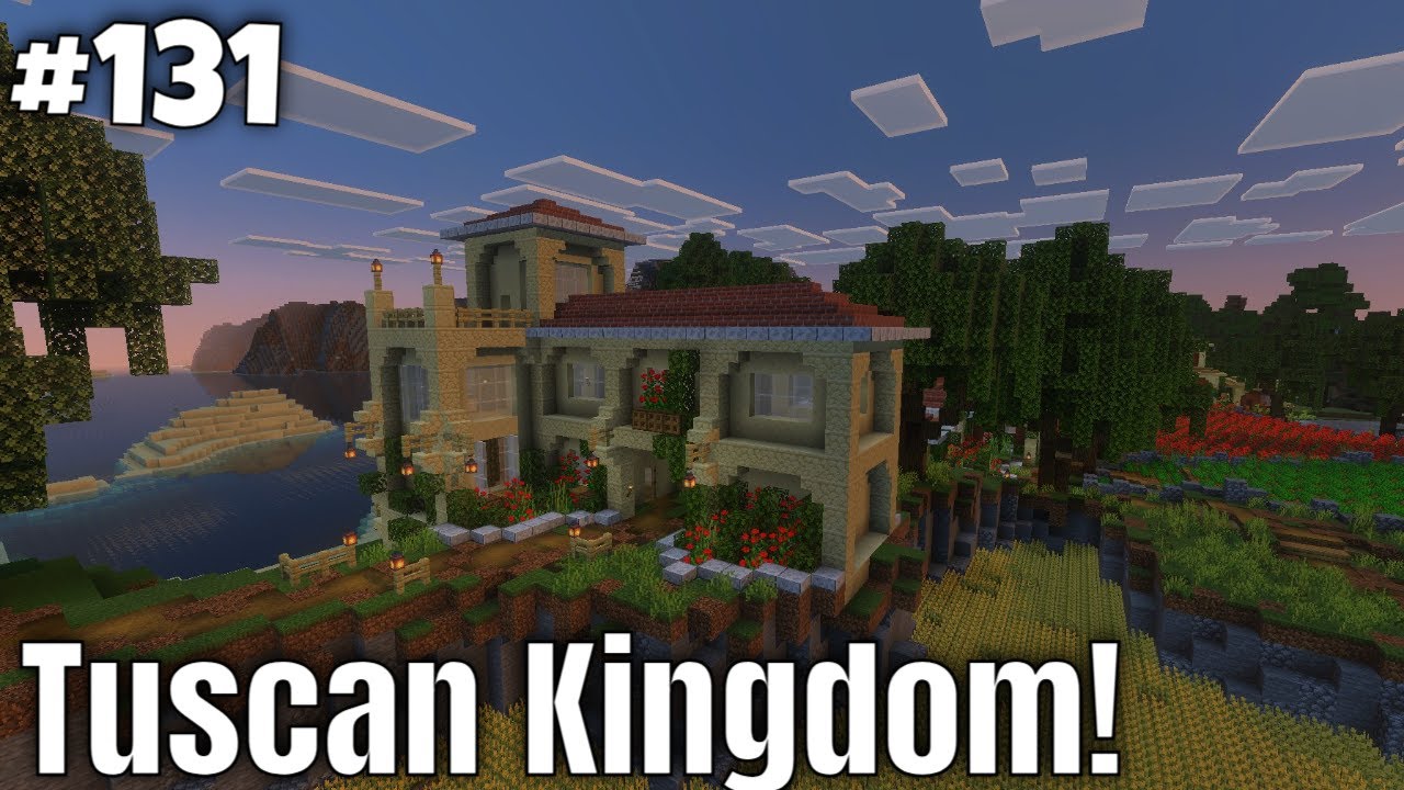 STARTING MY TUSCAN KINGDOM! - Bedrock Survival: 129 [Minecraft | Single ...