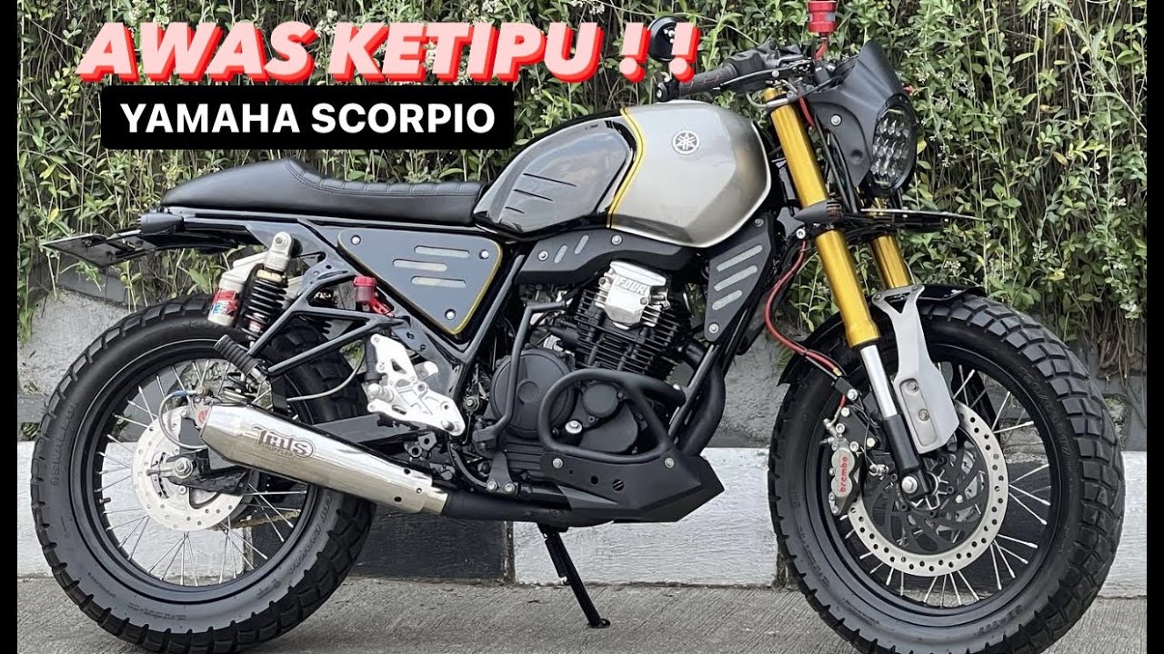 SCORPIO KONSEP CAFE RACER PESANAN TO MALANG JATIM CUSTOM MODIFIKASI ...