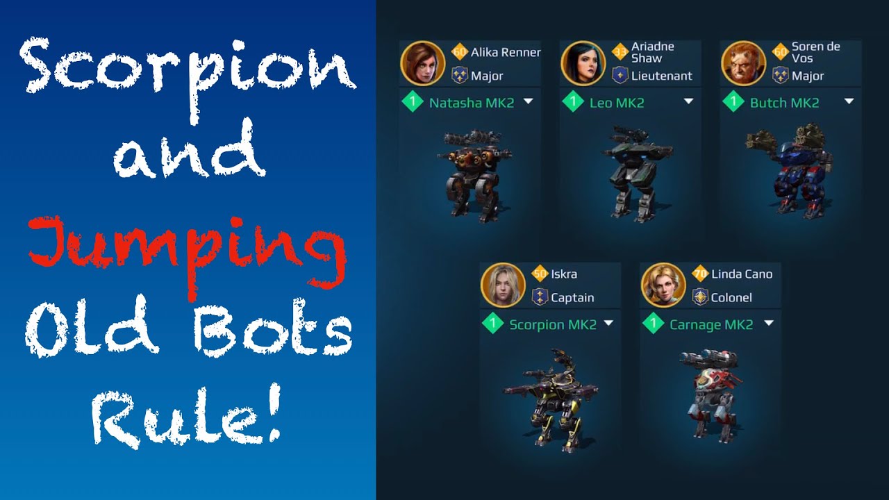 War Robots: Scorpion and Jumping Old Bots! - YouTube