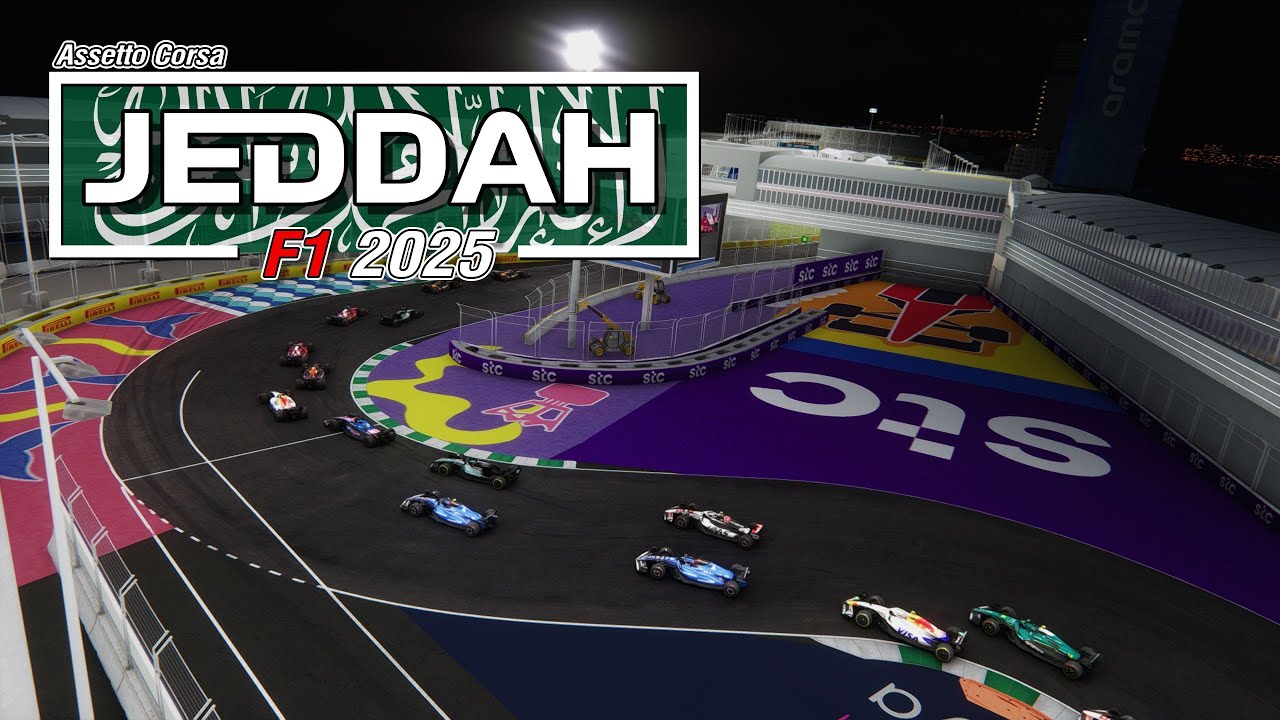 Jeddah F1 2025 Extension 4.0 - Assetto Corsa - YouTube Music