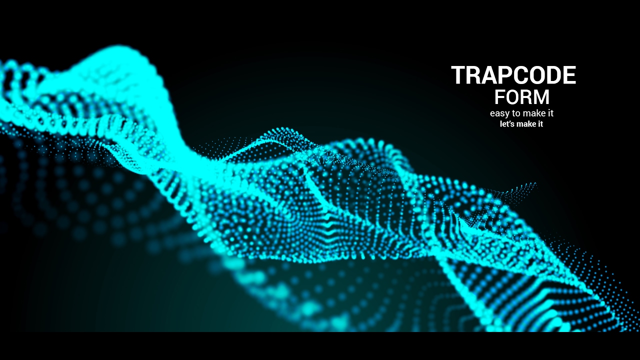 tutorial cool trapcode form - YouTube