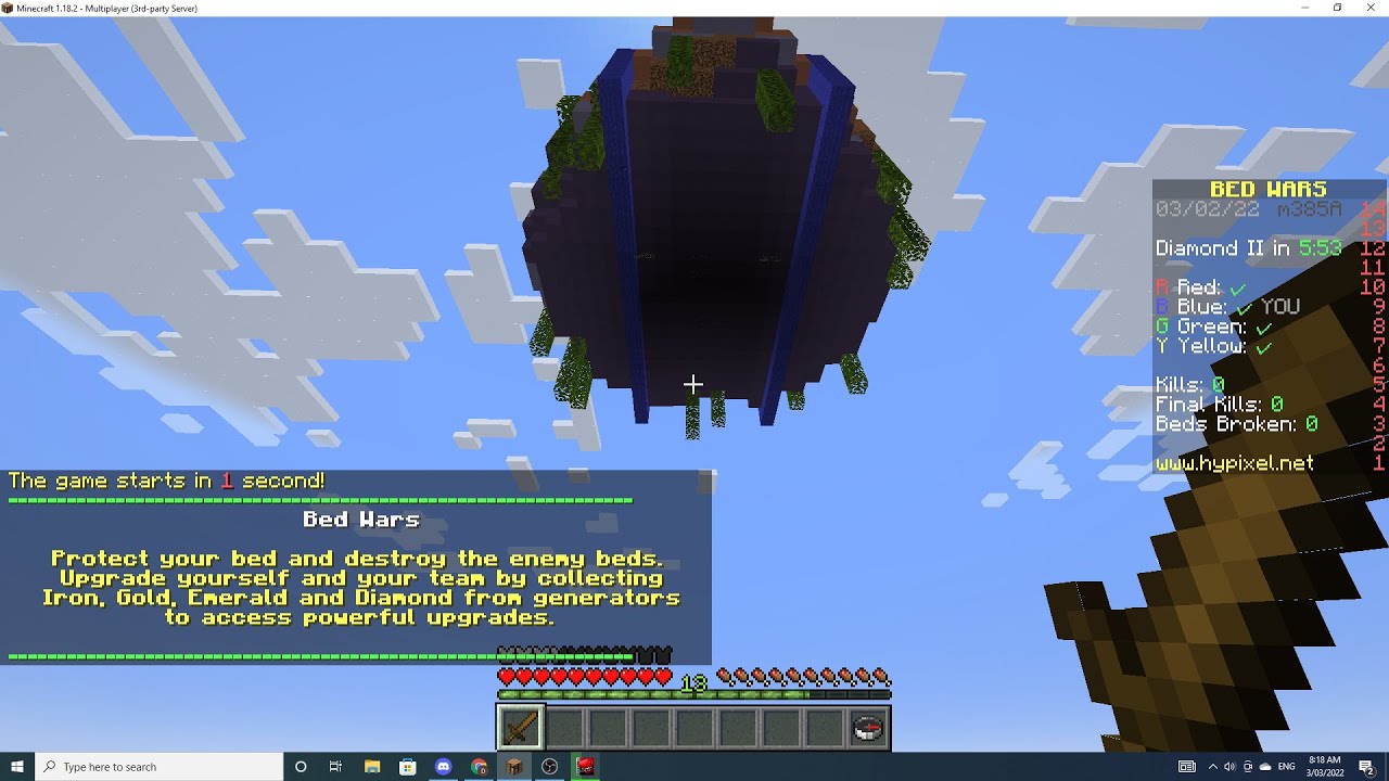 bed wars in a nutshell part 2 - YouTube