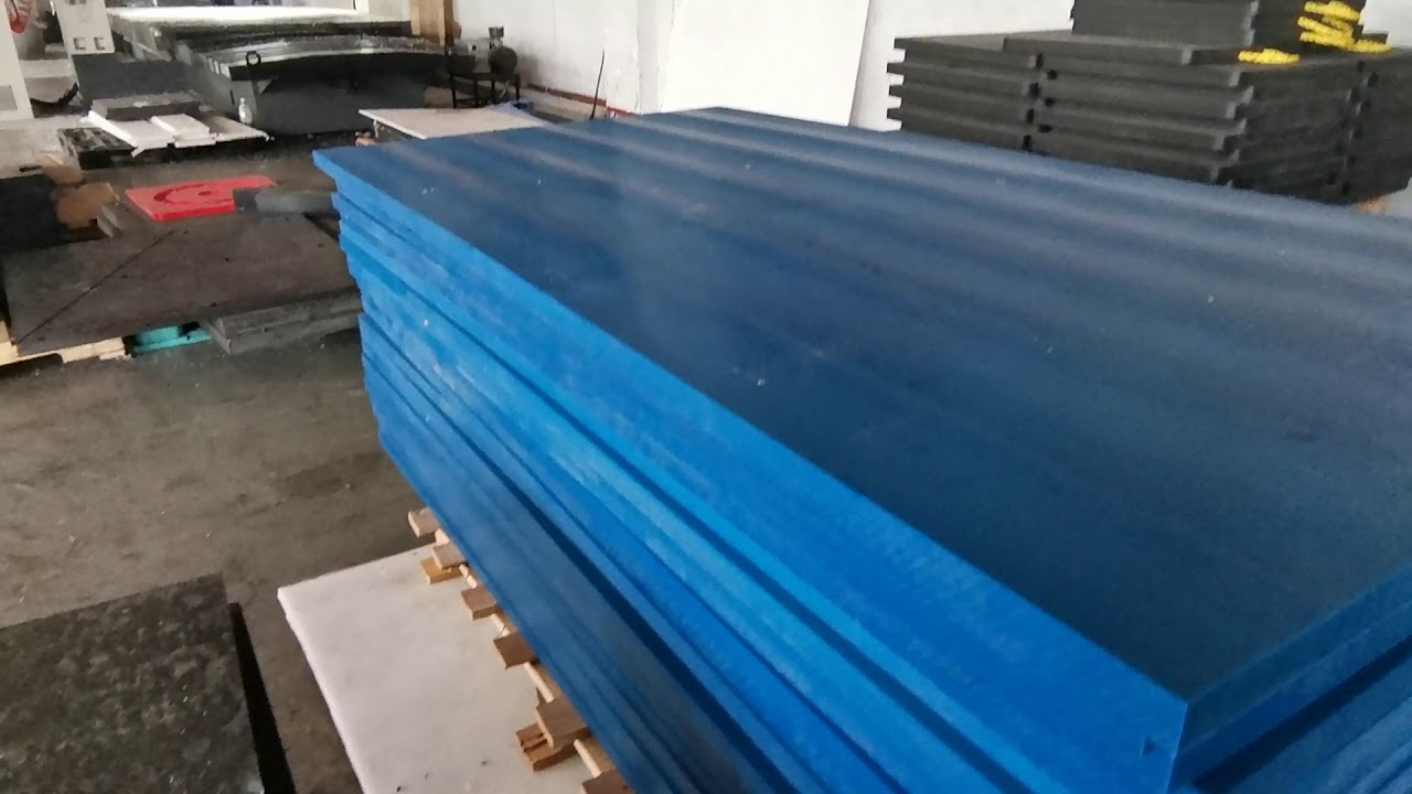 Thick uhmwpe sheet & uhmwpe outrigger pads manufactuer - YouTube