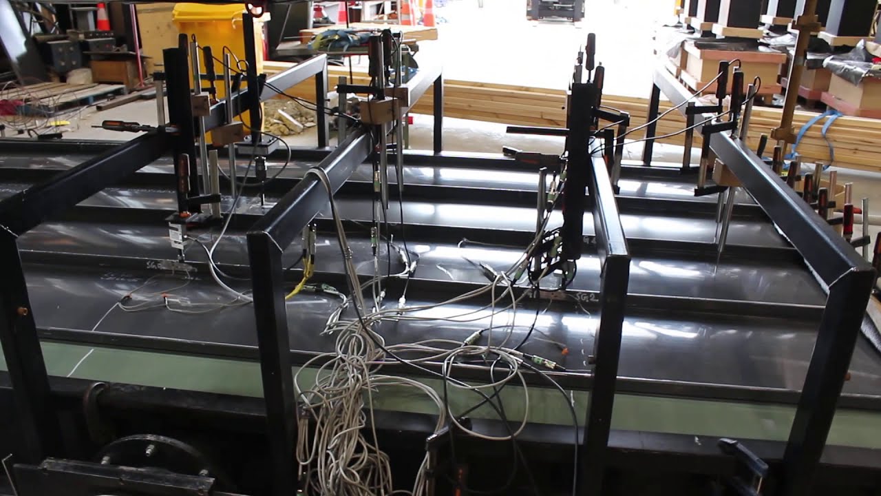 TRS Super seam cyclic wind load testing - YouTube