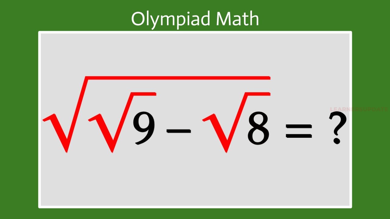 Finding the square root of surds | Irrational Numbers - YouTube