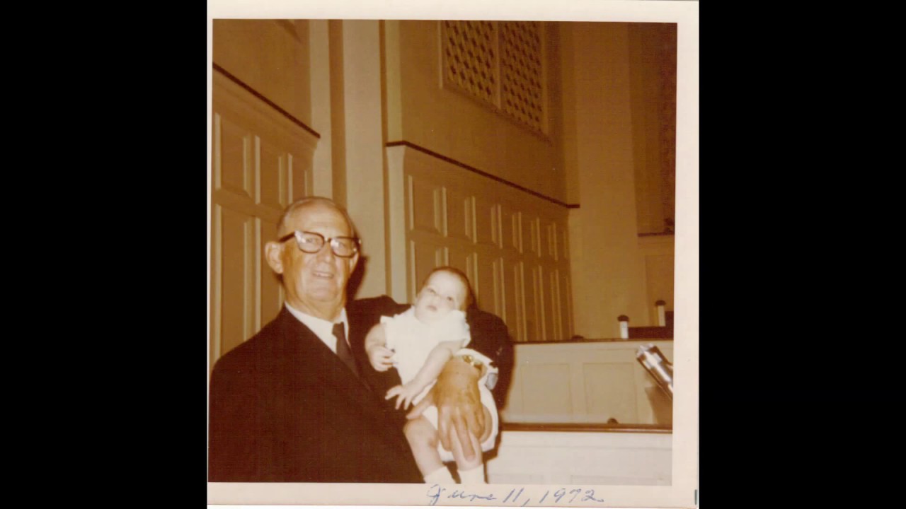 Preacher Bob McCluskey Christening service for Byron Shore Date: June ...