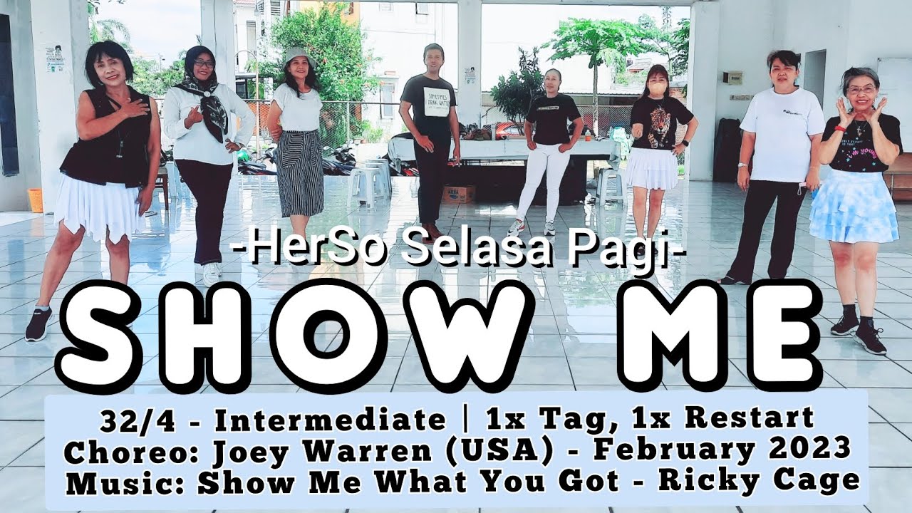 Show Me Line Dance | Intermediate | Choreo by Joey Warren (USA) | Demo ...