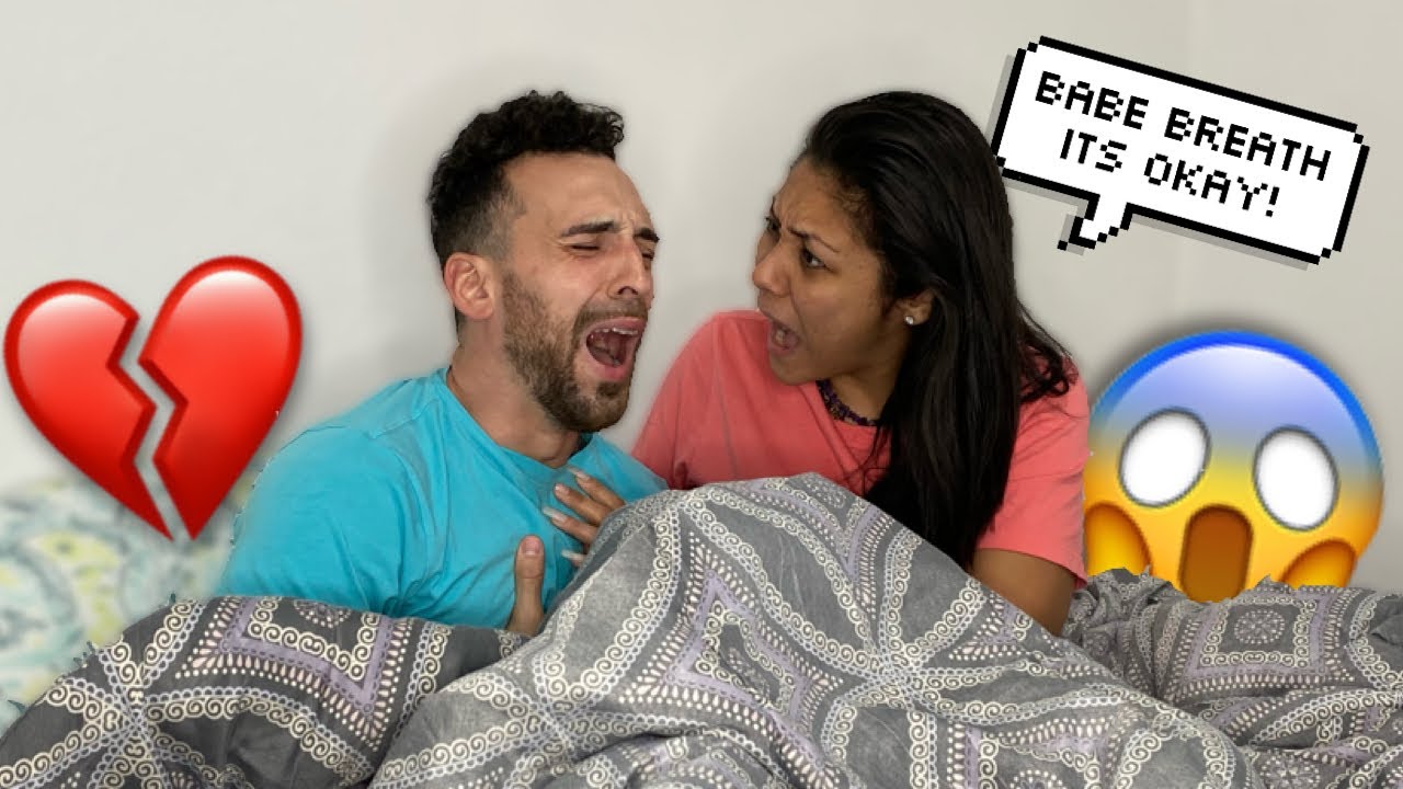 HAVING A PANIC ATTACK IN THE MIDDLE OF THE NIGHT PRANK ON GIRLFRIEND! *GONE WRONG* - YouTube