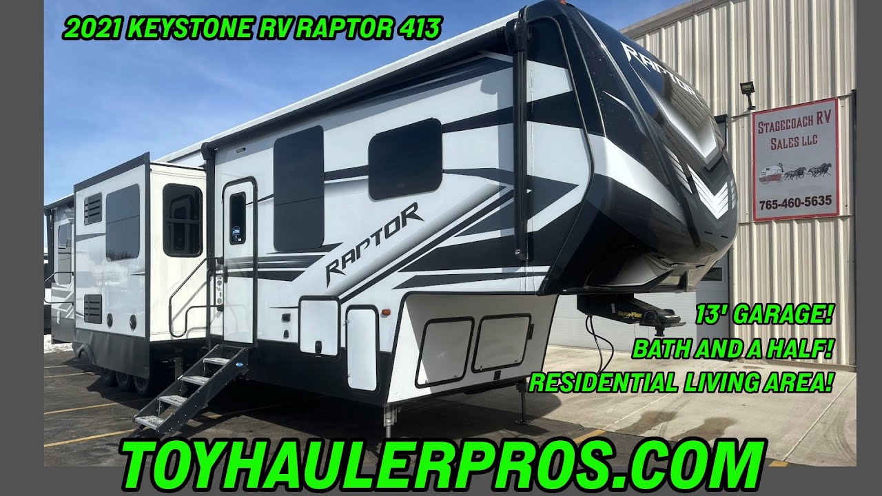 2021 KEYSTONE RV RAPTOR 413!! AT STAGECOACH RV!! - YouTube