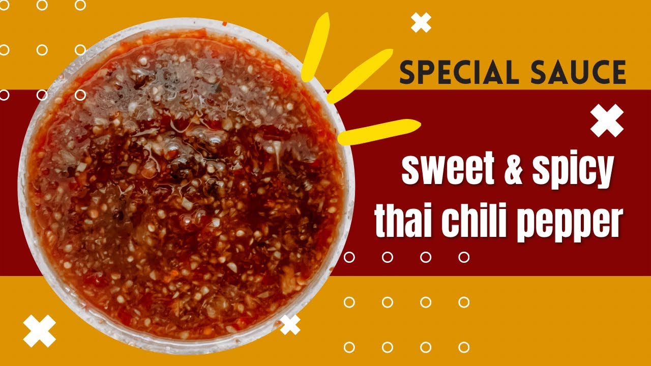 How to Make Sweet & Spicy Chili Pepper Sauce (Hmong style pepper) - YouTube