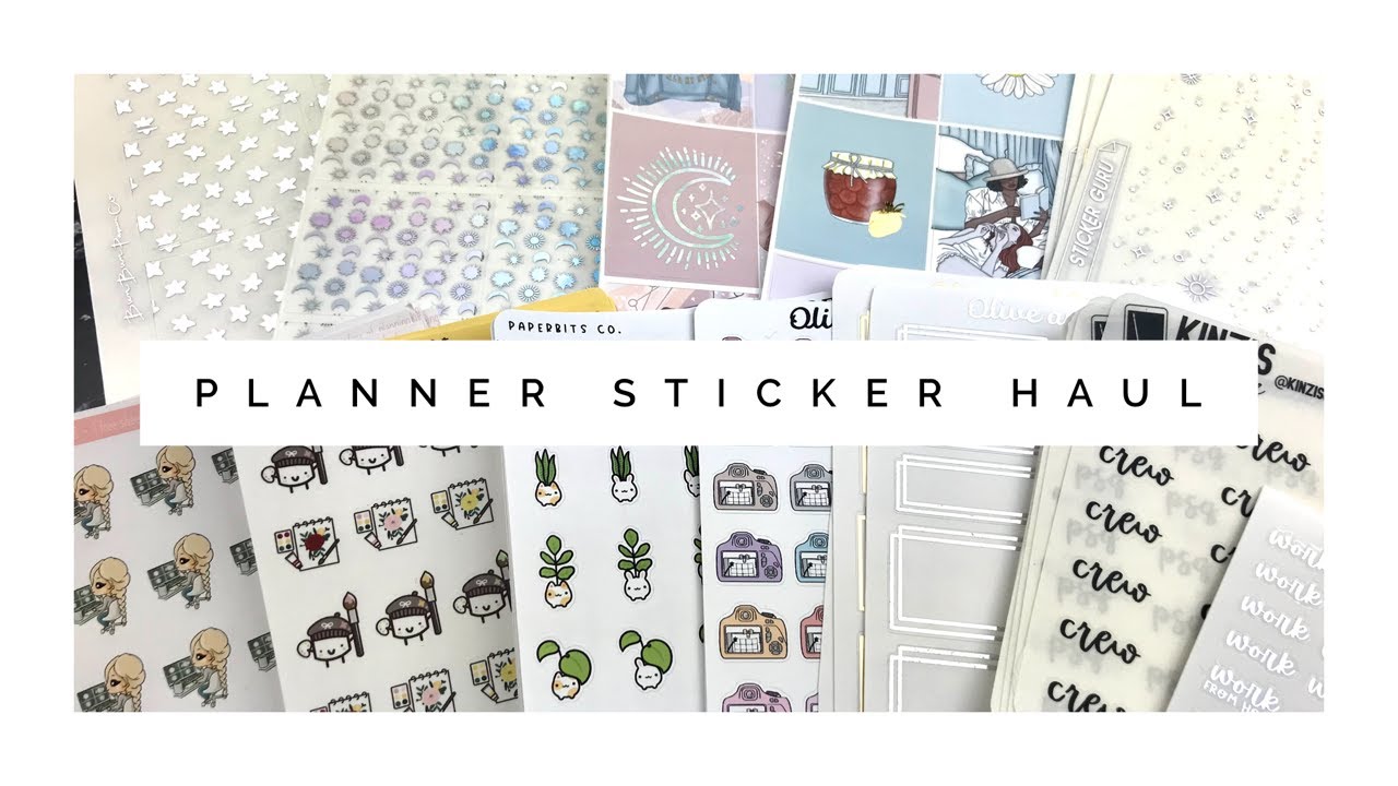 Sticker Haul // foil, kits, + more - YouTube