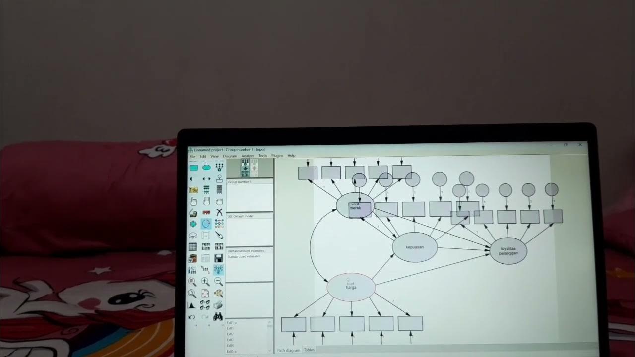cara mengolah data di Amos - YouTube