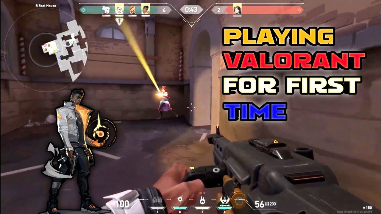PLAYING VALORANT FOR FIRST TIME || VALORANT GAMEPLAY #1 || DESTRUCTORS ...