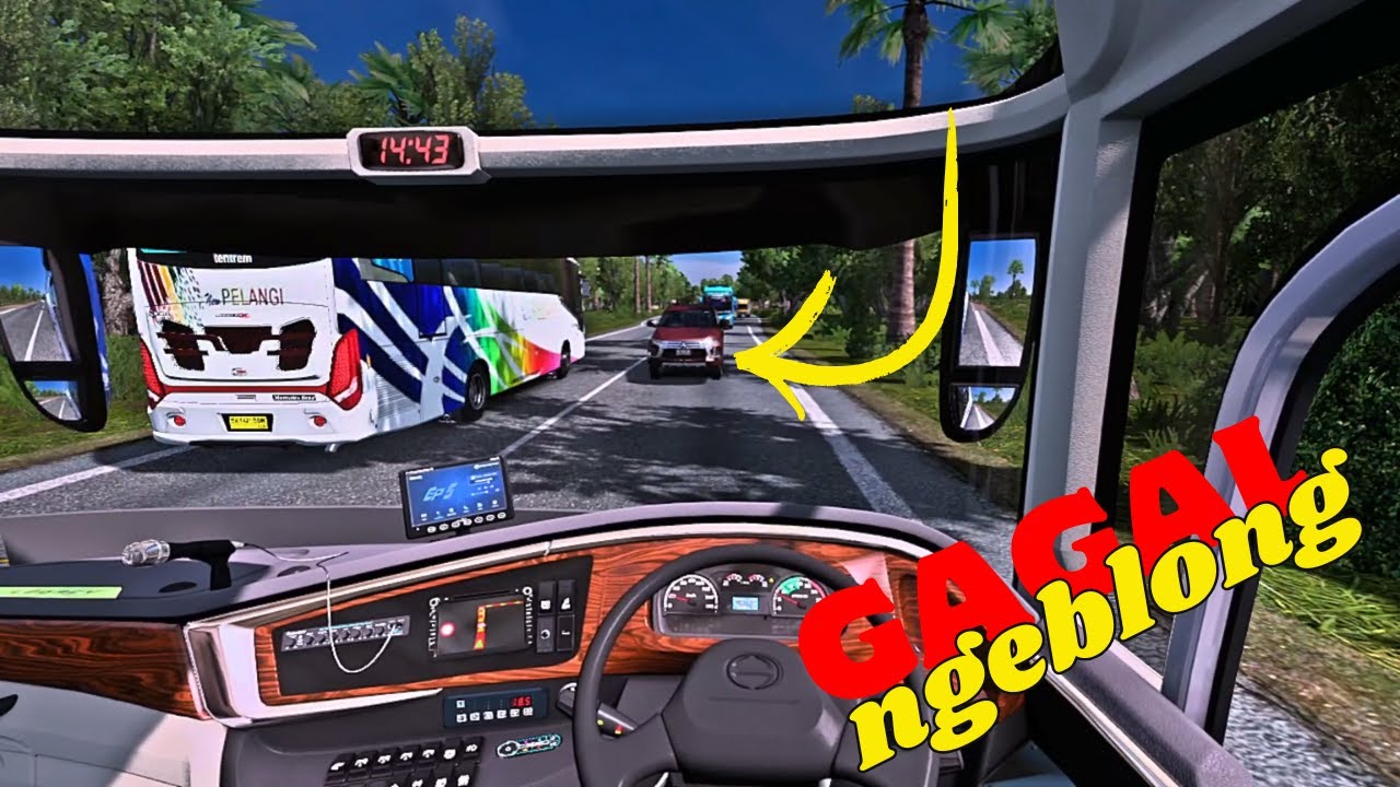 Mercedes Benz OH 1526 - Bus Cepat Gagal Ngeblong Jalur Sempit #ets2 | Dolanan Game - YouTube
