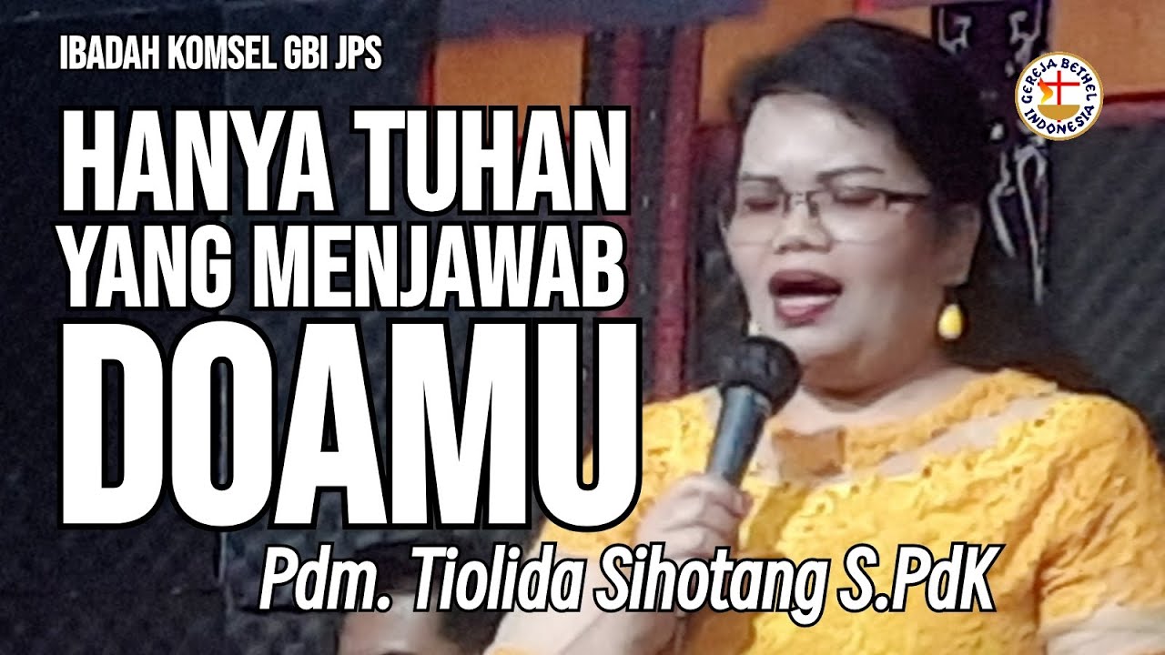 ONLINE IBADAH KOMSEL GBI JPS - KAMIS (19 OKTOBER 2023) PKL. 19.00 WIB ...
