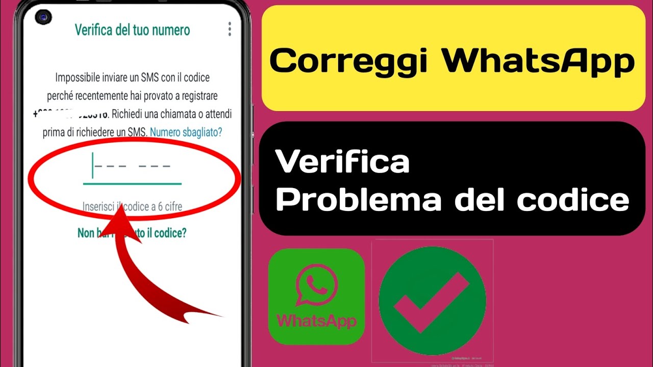 Problema del codice di verifica di WhatsApp RISOLTO al 100% | L'OTP di ...