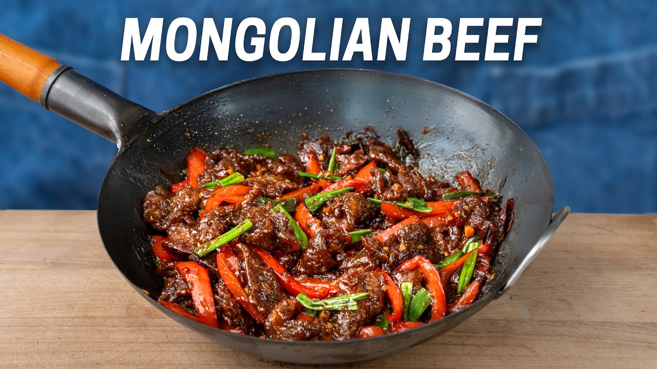 Epic Crispy Takeout Mongolian Beef at Home - YouTube