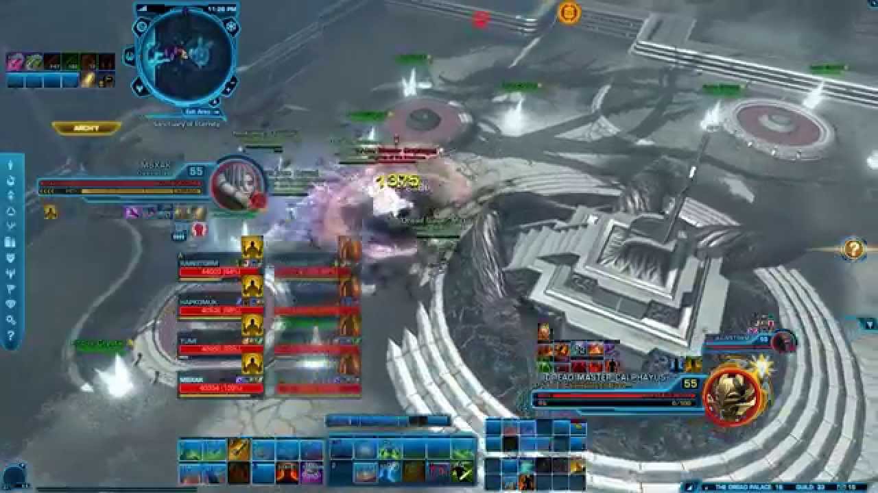 SWTOR Calphayus 8 NiM | Healer POV - YouTube