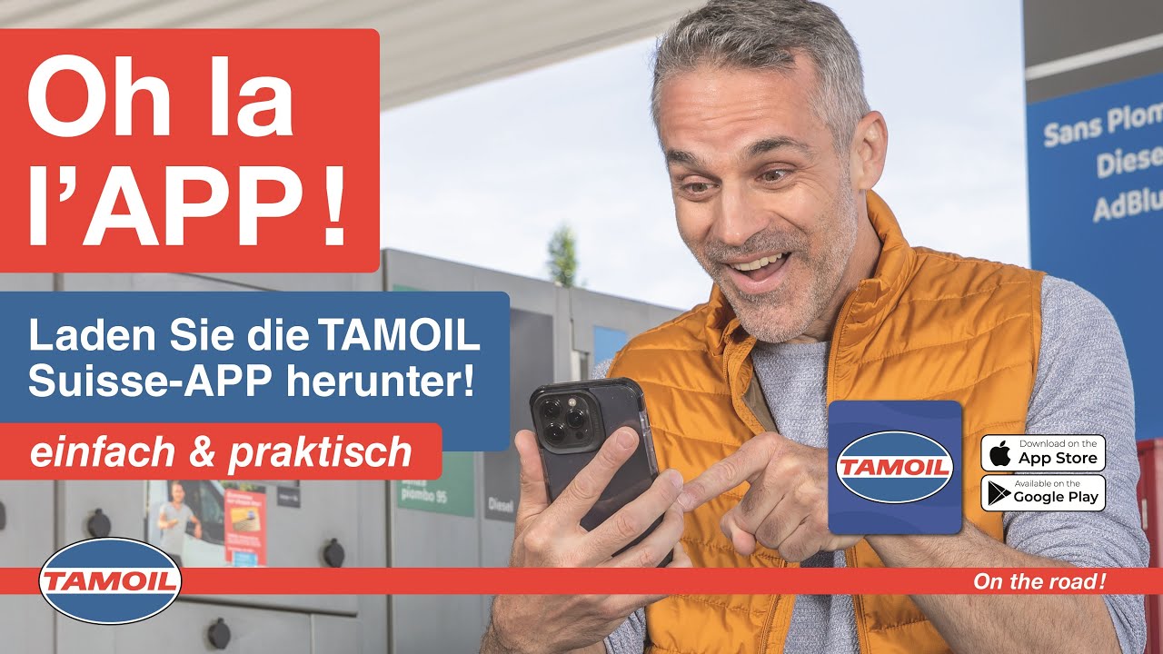 APP TAMOIL Suisse - Ihr Partner On the road! - YouTube