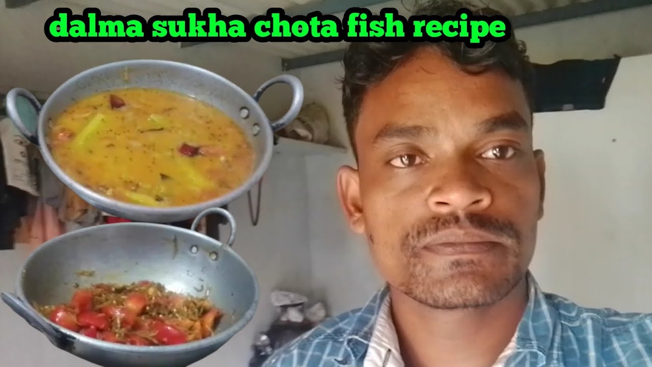 dalma sukha chota fish recipe||Village style dalma sukha chota fish ...