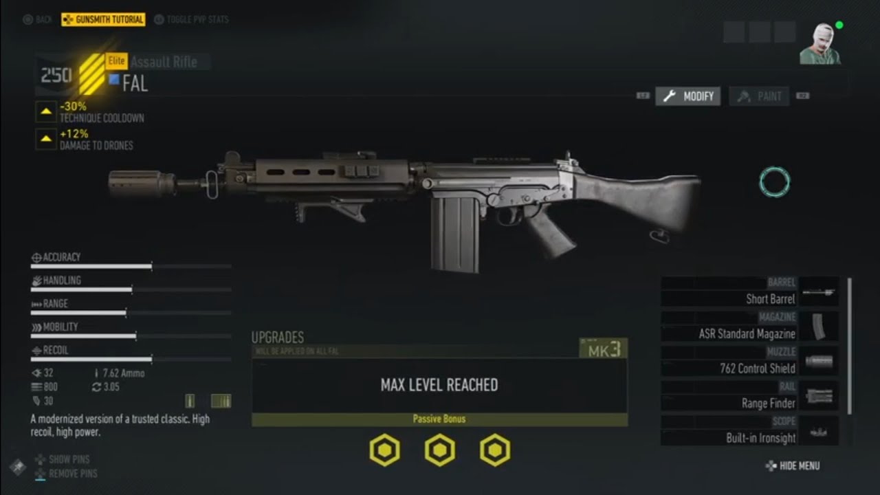 FAL (ASR) Weapon Guide and Review| Ghost Recon Breakpoint - YouTube