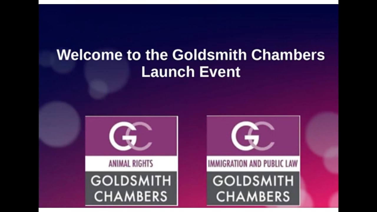 Goldsmith Chambers Launch - 8th December 2020 - Immigration & Public ...