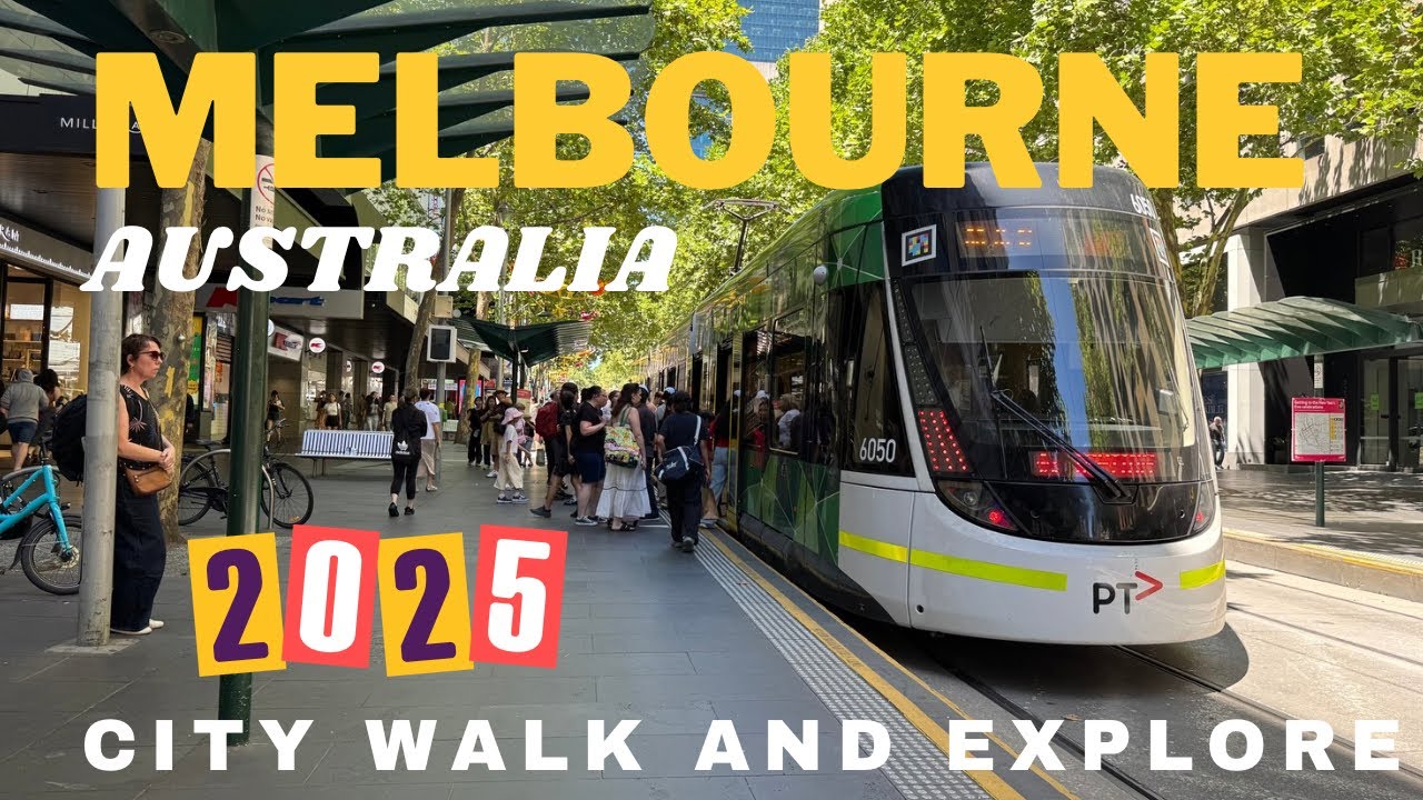 Melbourne CBD Australia City Viral walk in January 2024 in 4K ...