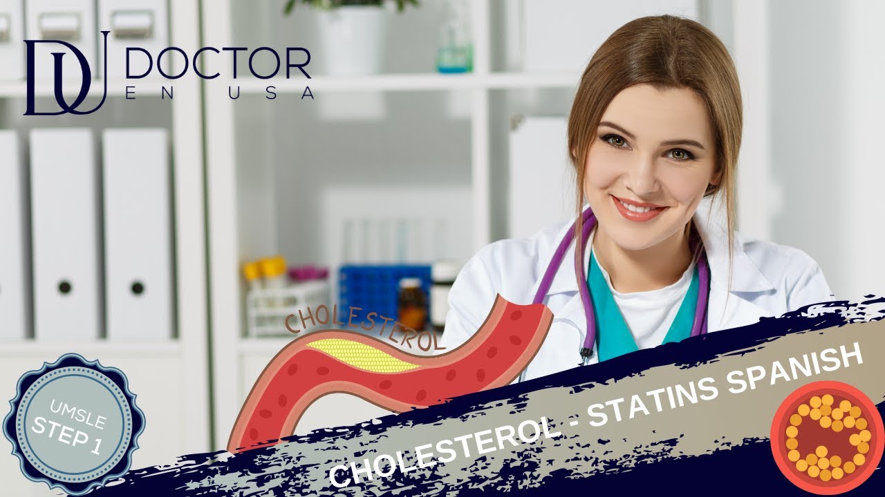 USMLE STEP 1 PREPARATION - CHOLESTEROL - STATINS SPANISH - YouTube