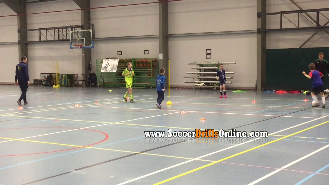 Receiving with open body position - YouTube