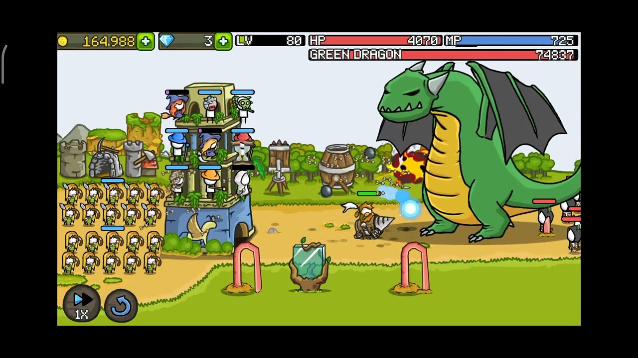 Grow Castle - Tower Defense Level 79 80 - YouTube