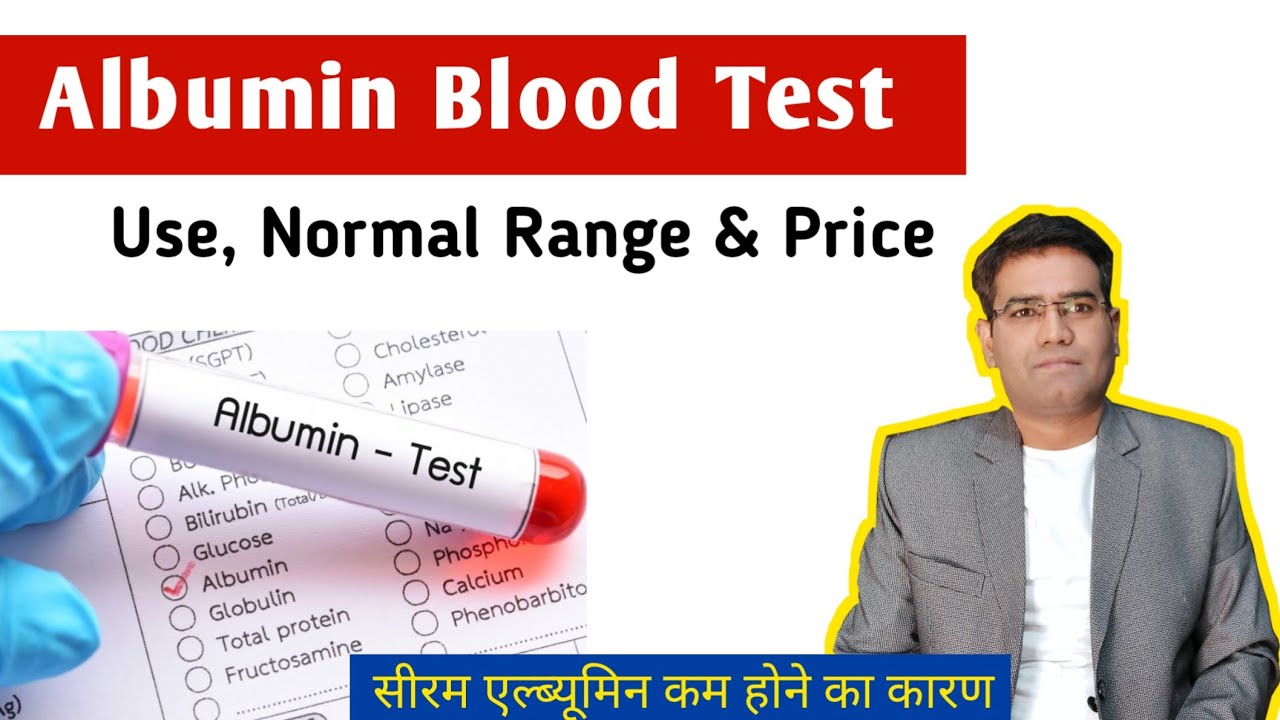 Albumin Blood Test in Hindi Use Normal Range Price Low Level