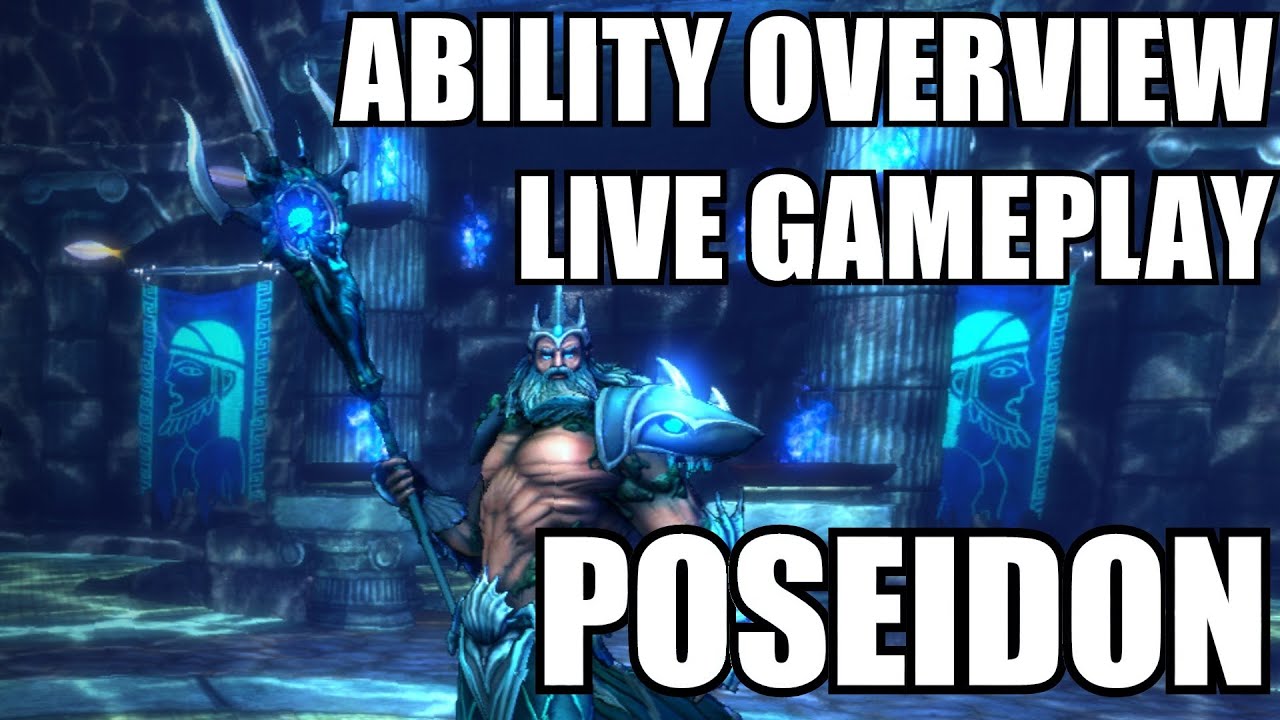 SMITE - Poseidon Overview Gameplay and Live Commentary - YouTube