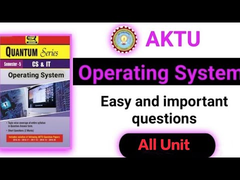 Aktu operating system important question | aktu os important questions | operating system ...
