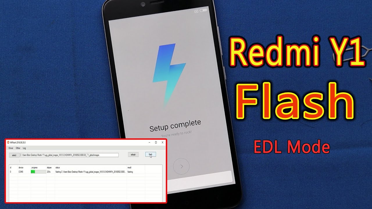 Flashing Xiaomi Redmi Y1. How to enter EDL mode? - YouTube