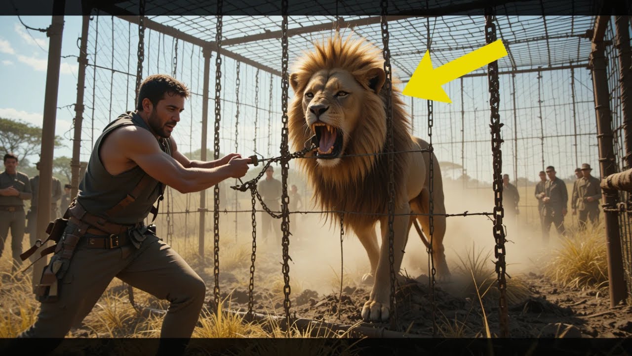 🦁⚠️ Man Rescues Trapped Lion—But What the Lion Did Next Left Everyone ...