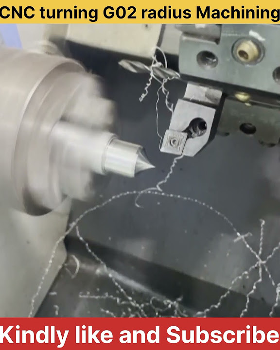 CNC Radius Program with G02 |CNC Turning Programming #shorts #viral #cnc #trending - YouTube