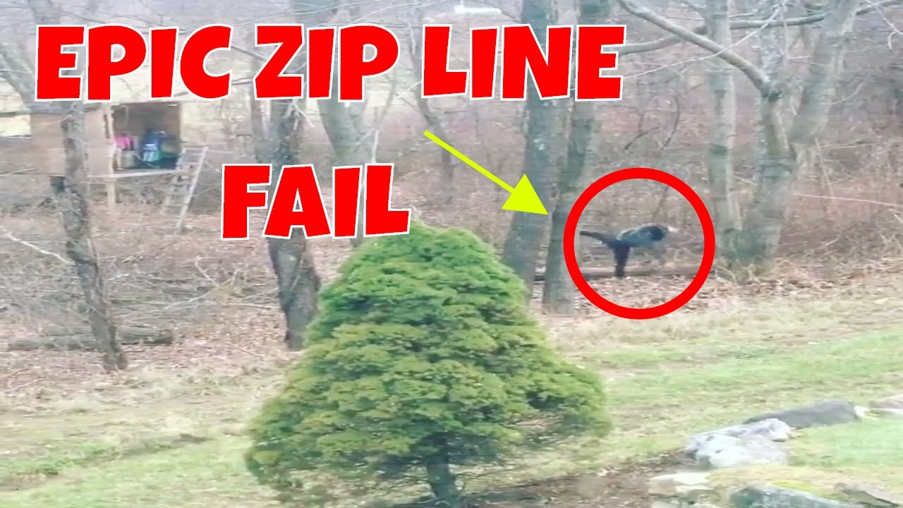 Epic Zip Line Fail...OUCH! - YouTube
