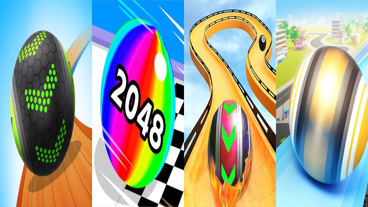 Going Balls, Sky Rolling Ball 3D Vs Action Balls, Ball Run 2048 ...