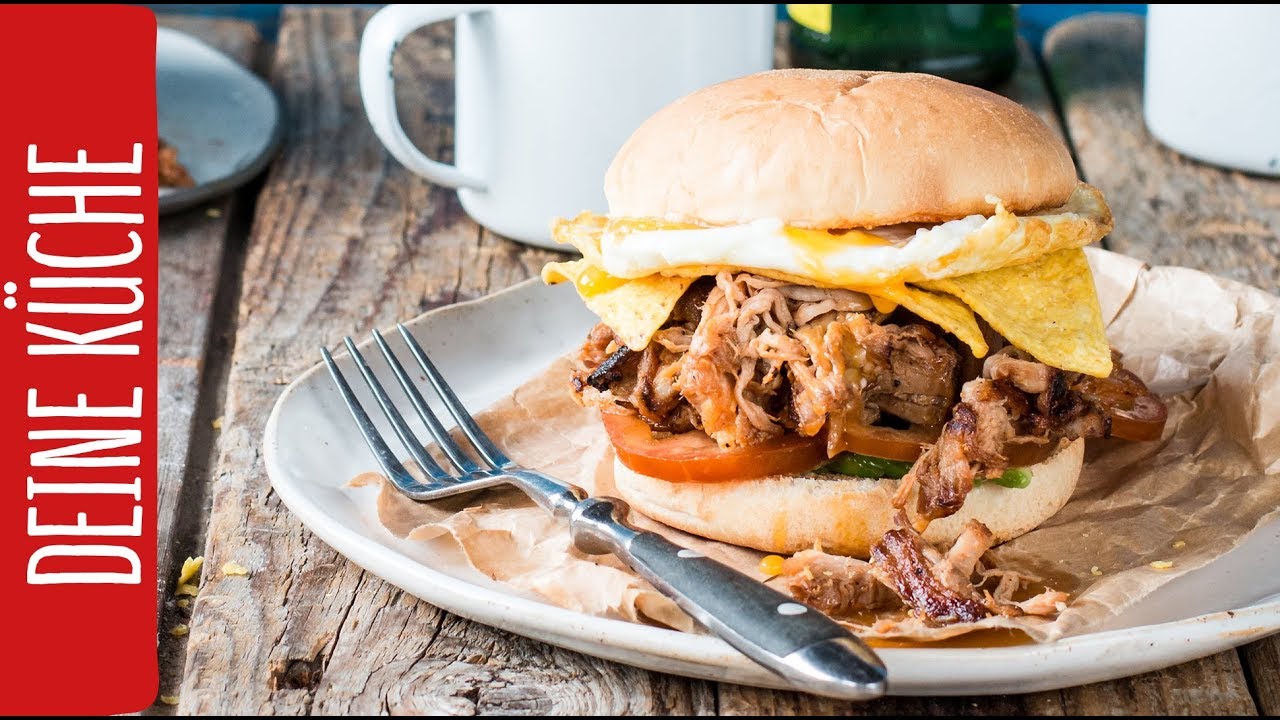 Pulled Pork Burger | REWE Deine Küche - YouTube