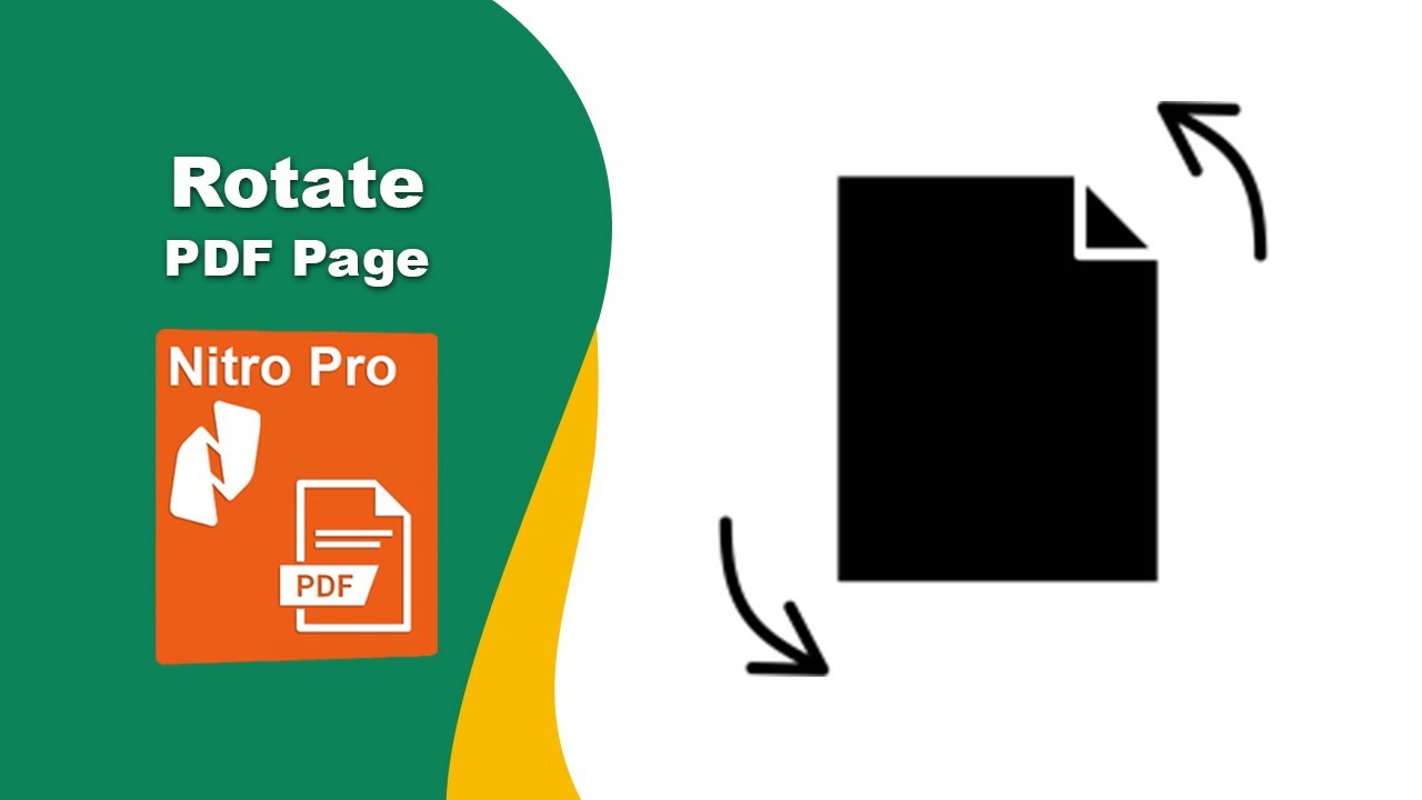 How to Correct Page Rotation in a PDF File in Nitro Pro PDF Editor ...