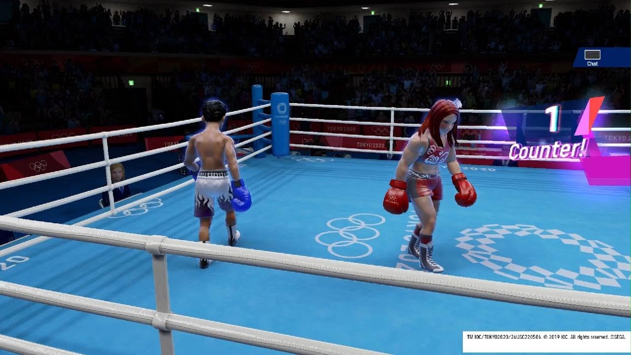 OLYMPIC GAMES TOKYO women boxing Ruby enters the ring/ lobby match ...