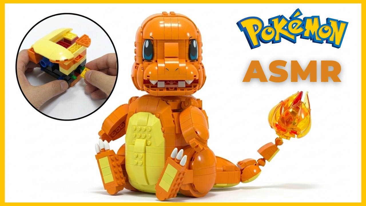 MEGA Pokemon Jumbo Charmander | LEGO Pokemon Real Time & ASMR 4k - YouTube