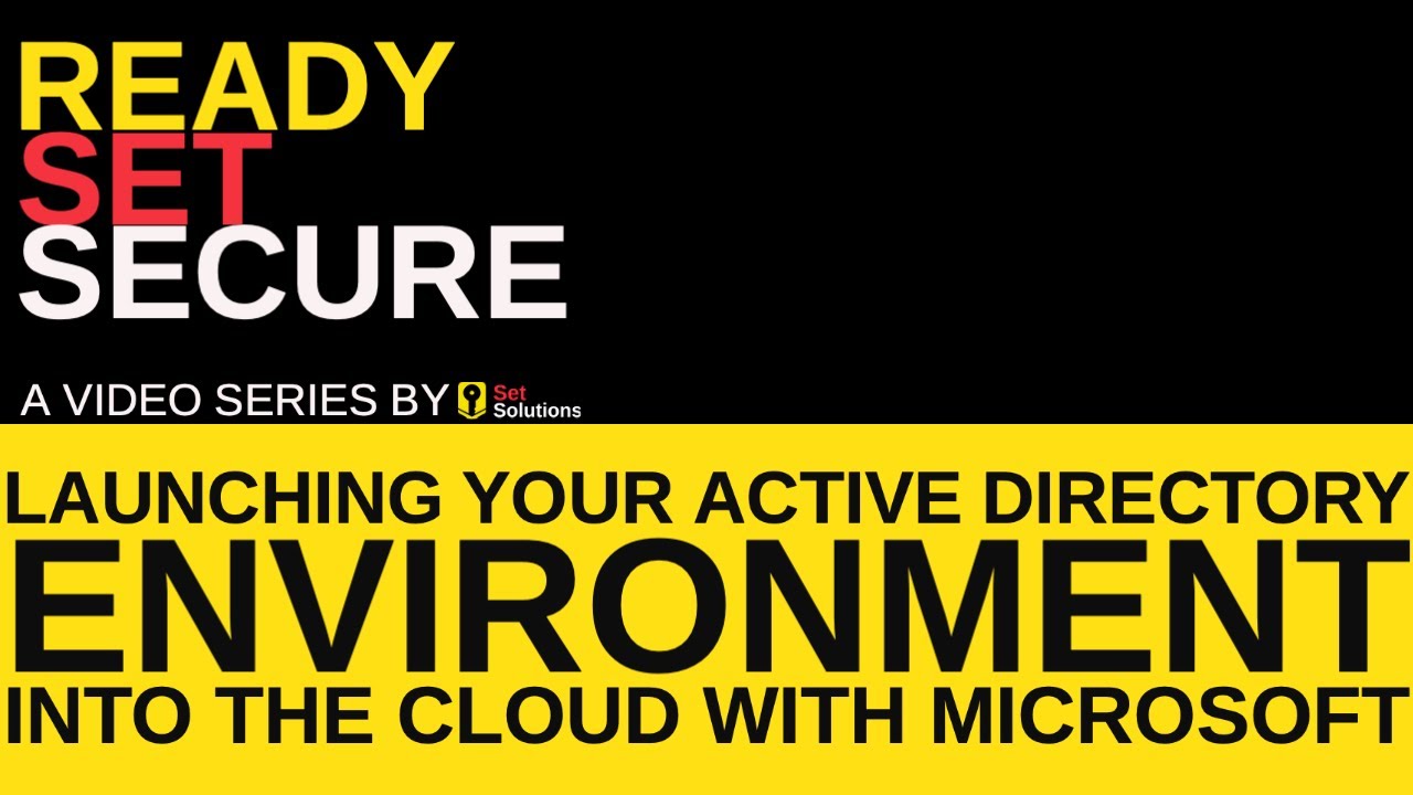 Launching your Active Directory environment into the cloud with ...