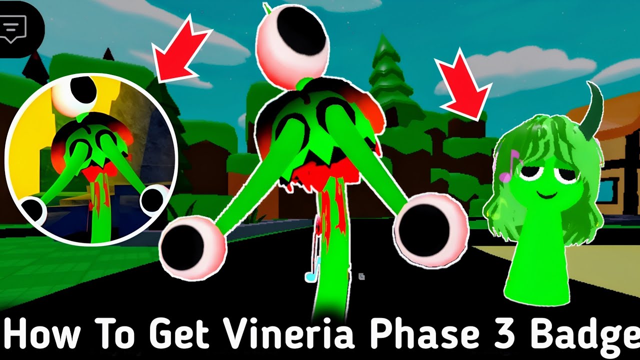 How To Get Vineria Phase 3 Badge In Sprunki Simulator 3D 🎤 Phase 3 ...