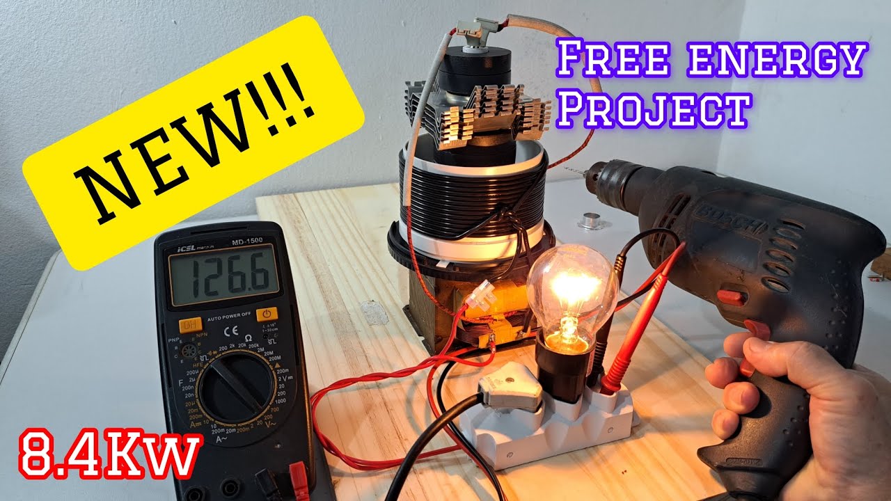 Magnetic Induction Generator. Free Energy Experiment. - YouTube