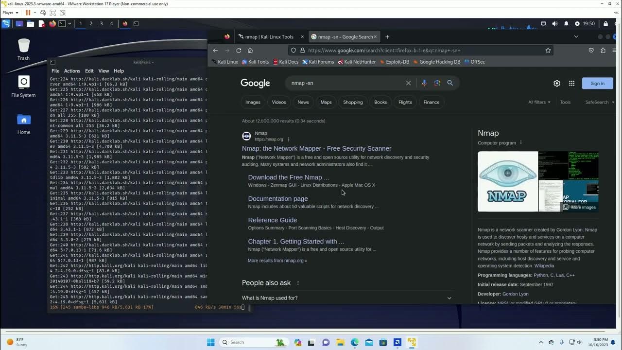 Kali Linux and Nmap part 1 - YouTube