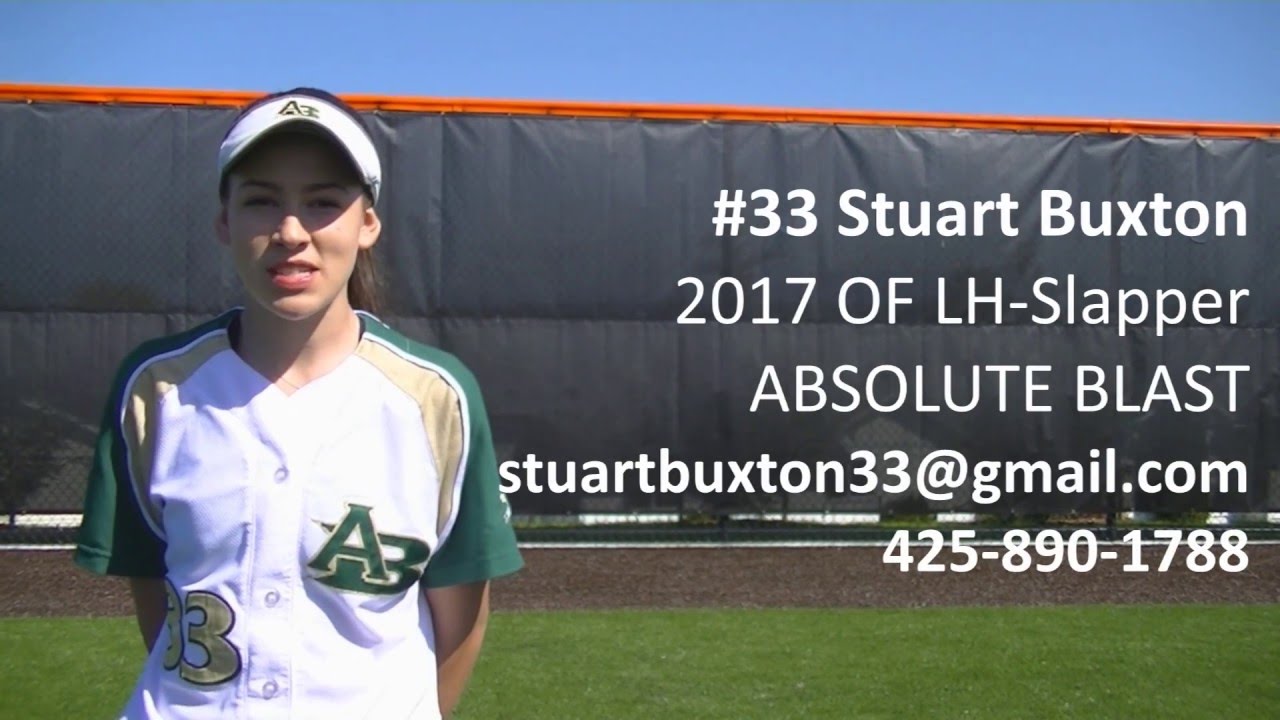 Stuart Buxton Softball Skills Video - YouTube