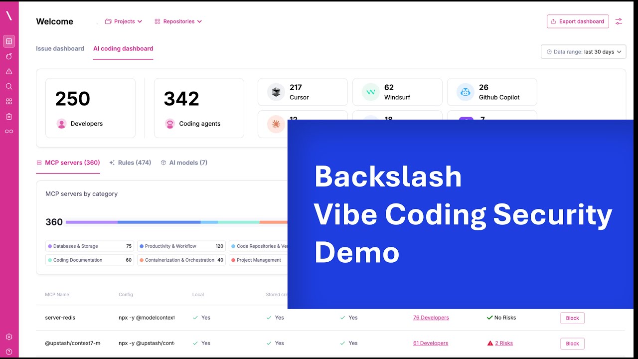 Vibe Coding Security with Backslash (demo) - YouTube