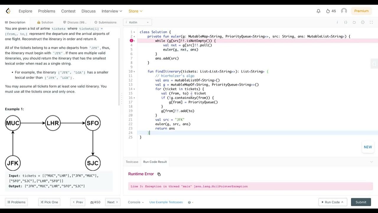 Leetcode September Daily Day 14 332 Reconstruct Itinerary Youtube